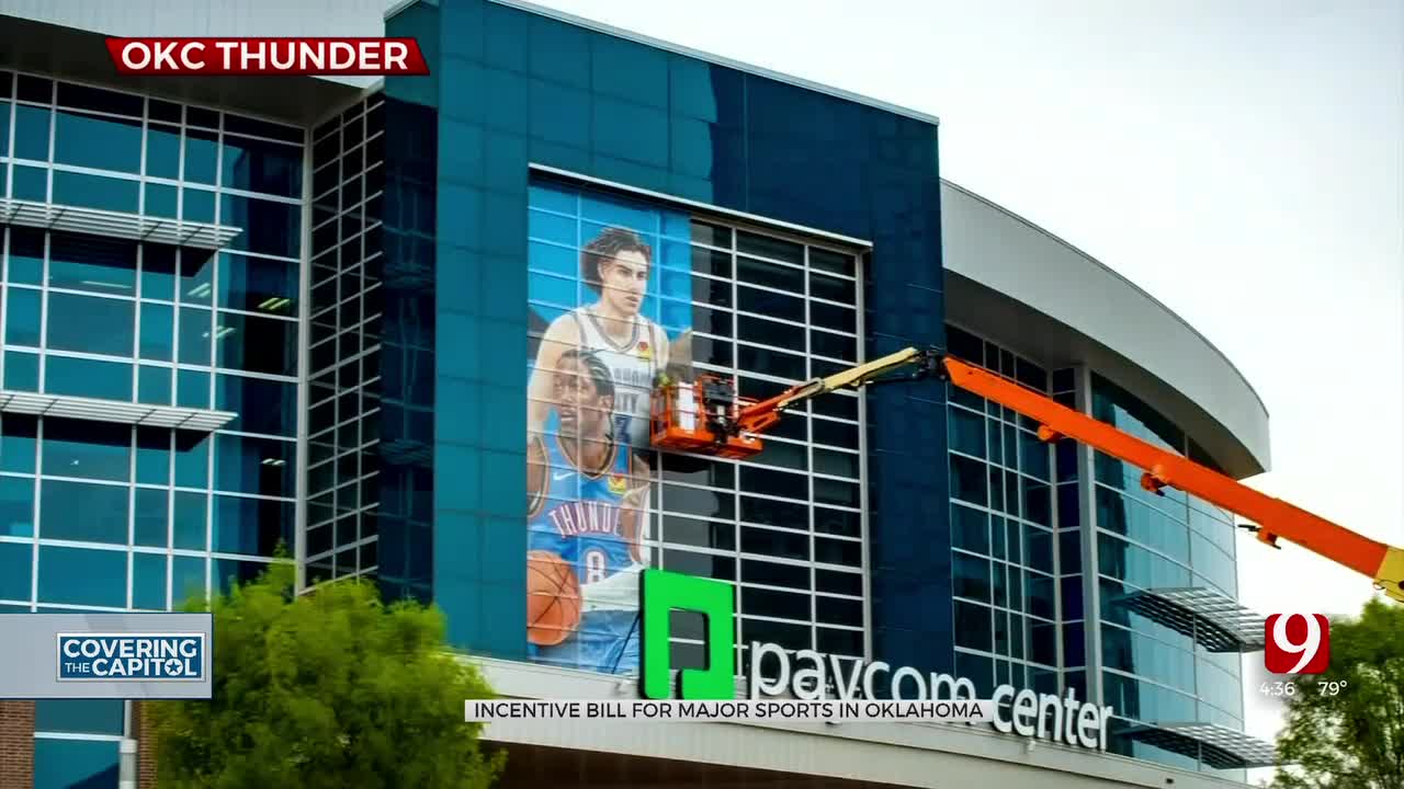 New Bill Would Pay Major League Teams, Like OKC Thunder, To Be In Oklahoma