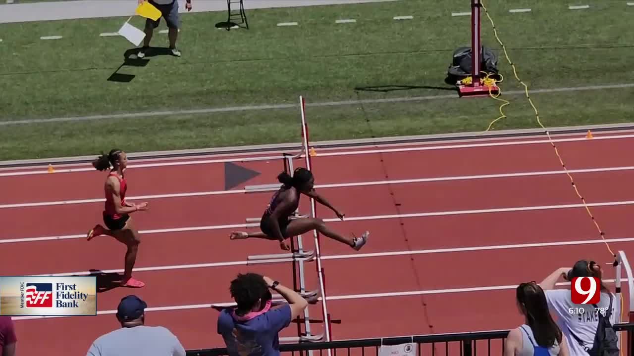 Edmond Memorial Track Star Claims State Record In 100-Meter Hurdles