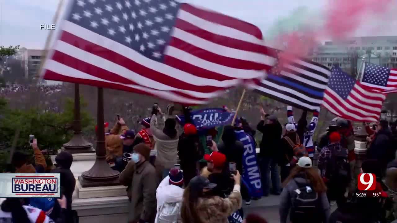 'Very Upbeat' Trump, Protesters & Supporters Show At Capitol Hill Thursday