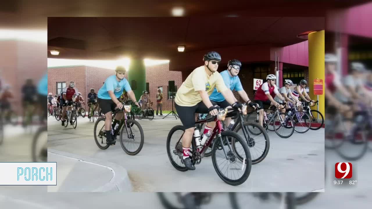 Norman Organization Riding Bikes For Charity With The Porch