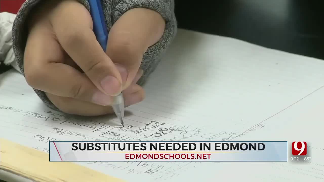 Edmond Schools Announce Need For Substitute Teachers