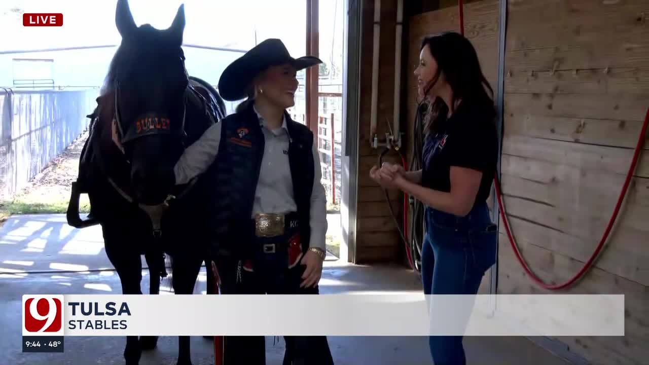 The Porch Gets Up Close With OSU's Spirit Rider And 'Bullet'