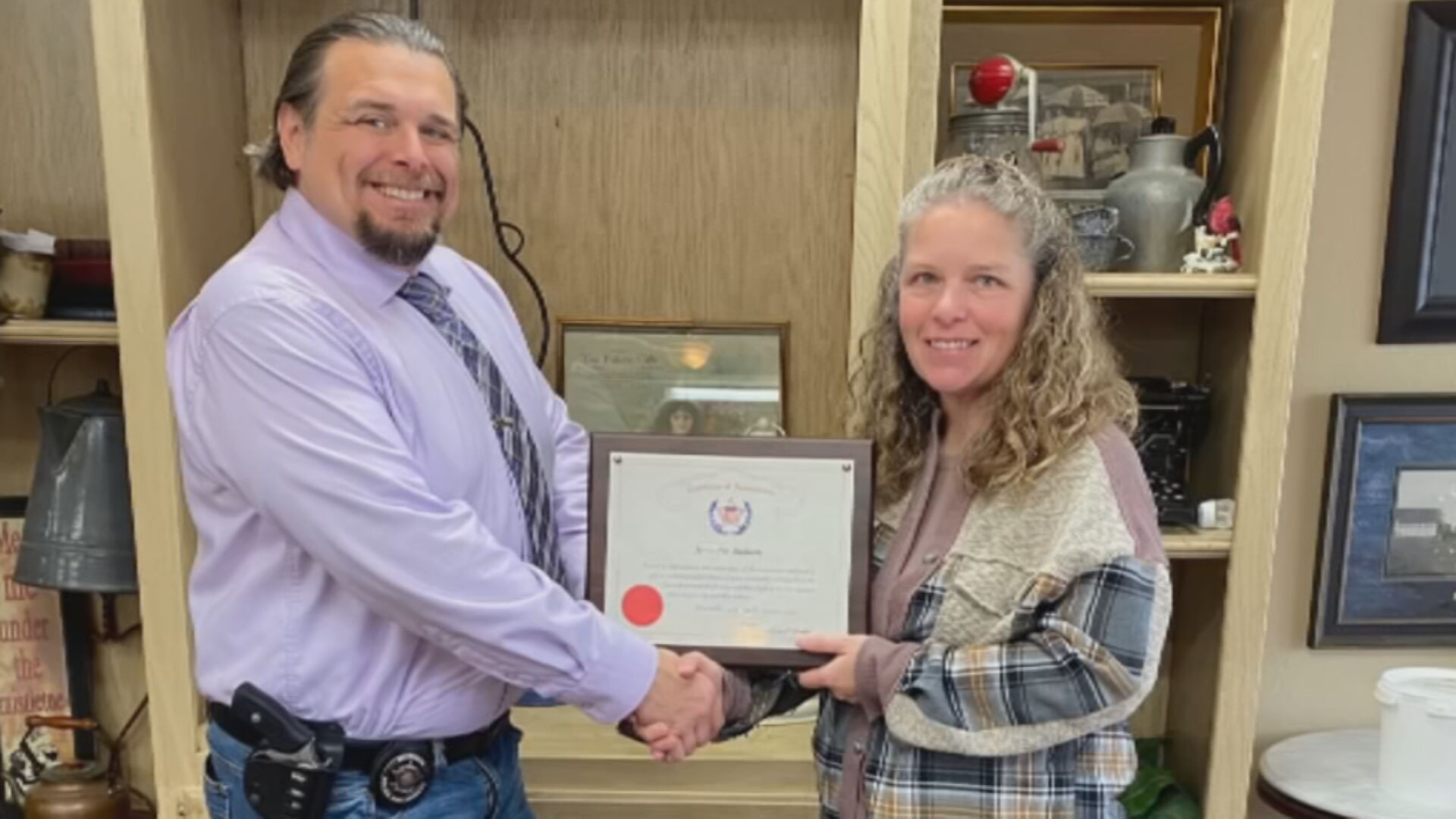 Fletcher PD Reserve Officer And Wife Awarded For Acts Of Heroism