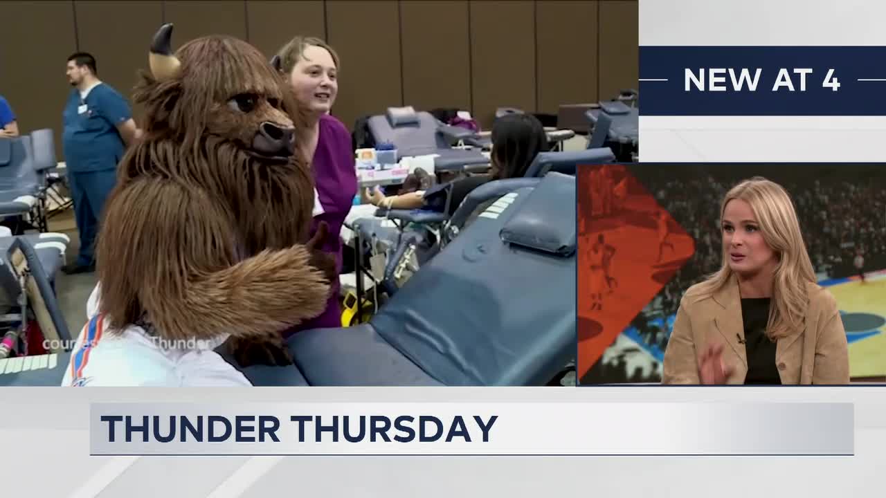 Thunder Thursday: OKC Thunder Blood Drives