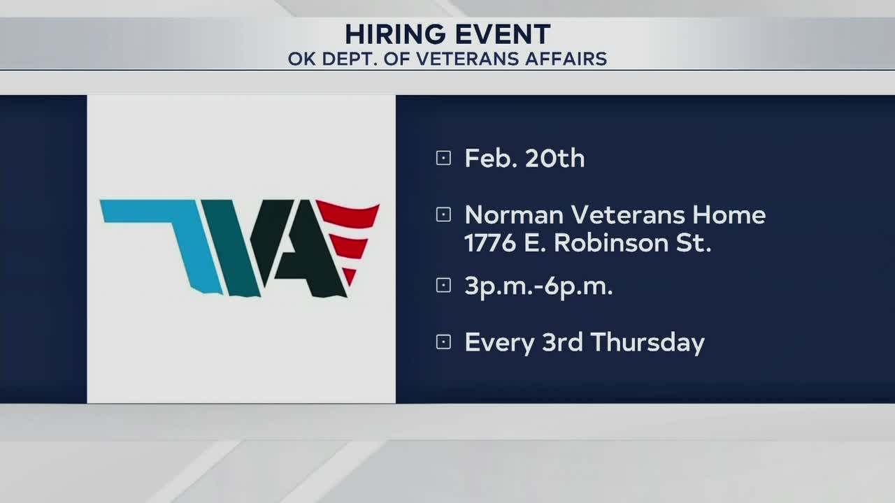 VA hosting veterans hiring event at Norman center