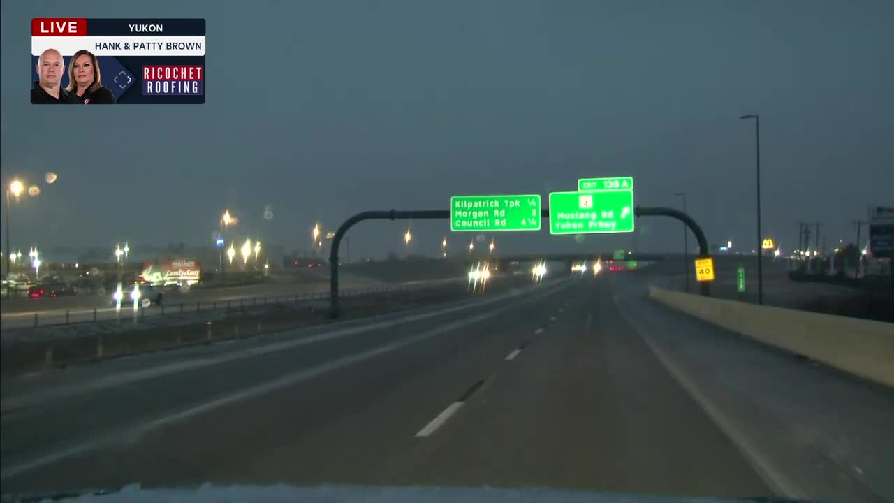 Road conditions in OKC deteriorating: WATCH live report from News 9 ...