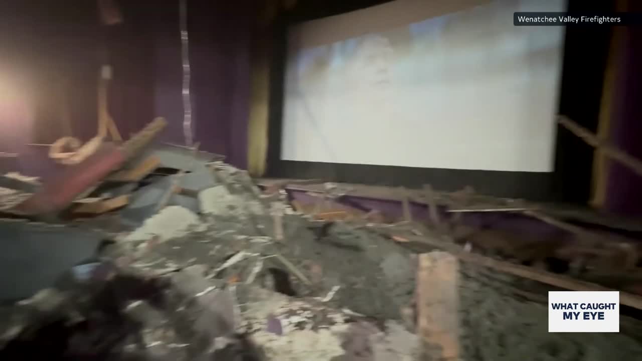 What Caught My Eye: Movie theater ceiling collapse