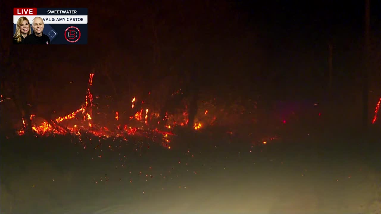 WATCH: Wildfire in Sweetwater, OK: Val and Amy Castor report