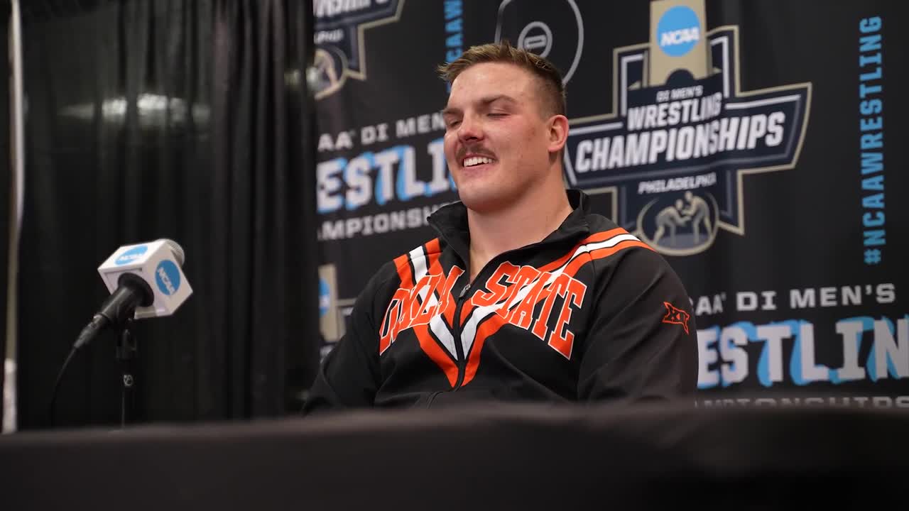OSU wrestler Wyatt Hendrickson reflects on NCAA Wrestling title, Air ...