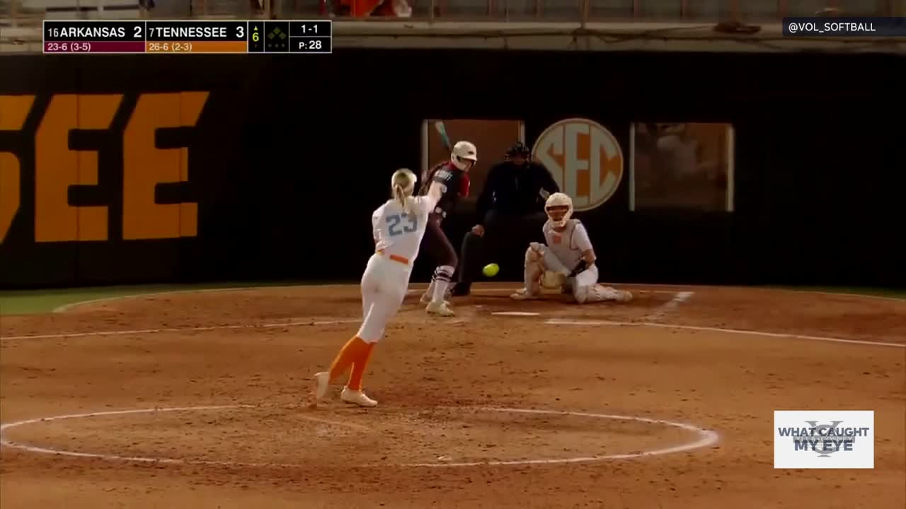What Caught My Eye: Fastest pitch in college softball history