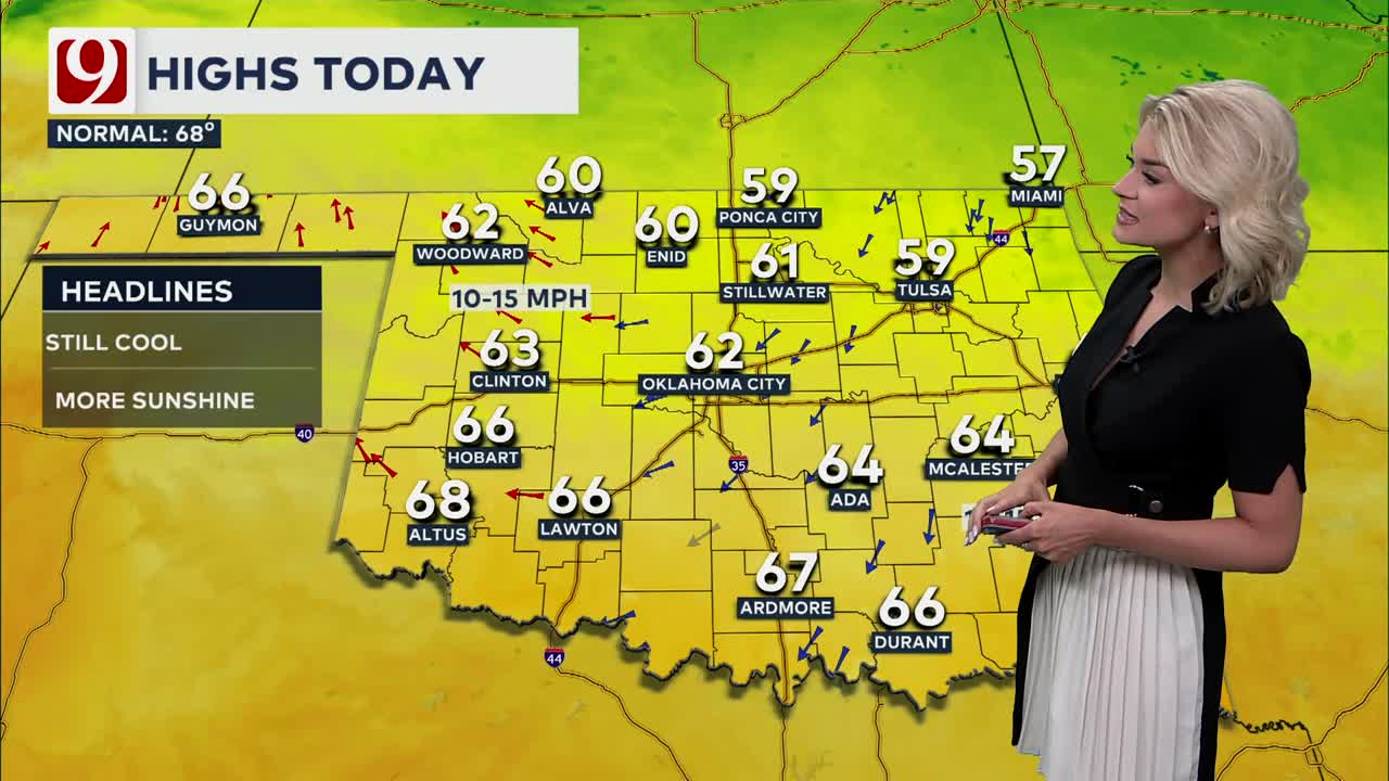 Megan Gold's Monday morning forecast