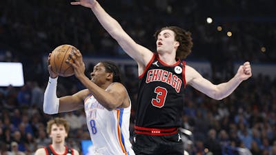 Thunder beat Bulls 145-117 for 10th straight win, improve to 28-1 vs ...