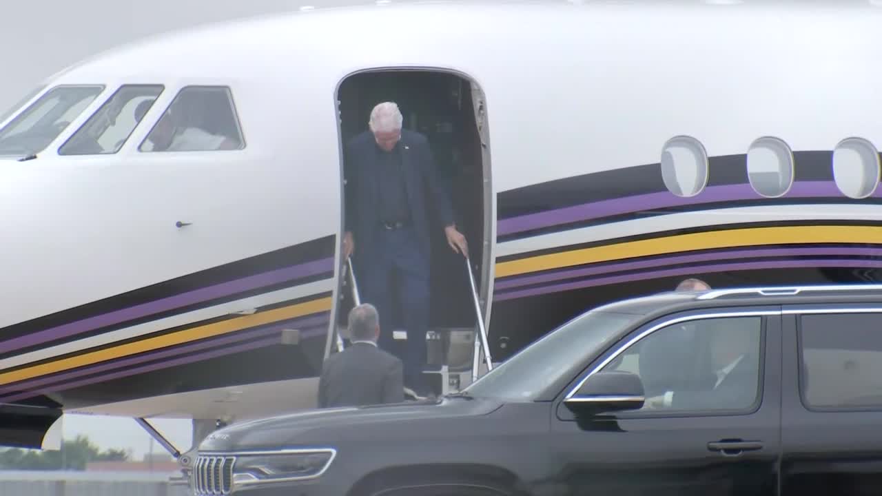 Bill Clinton arrives in OKC ahead of bombing remembrance ceremony ...