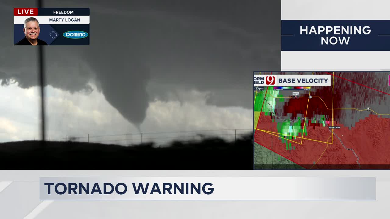 WATCH: Tornado touches down in Freedom