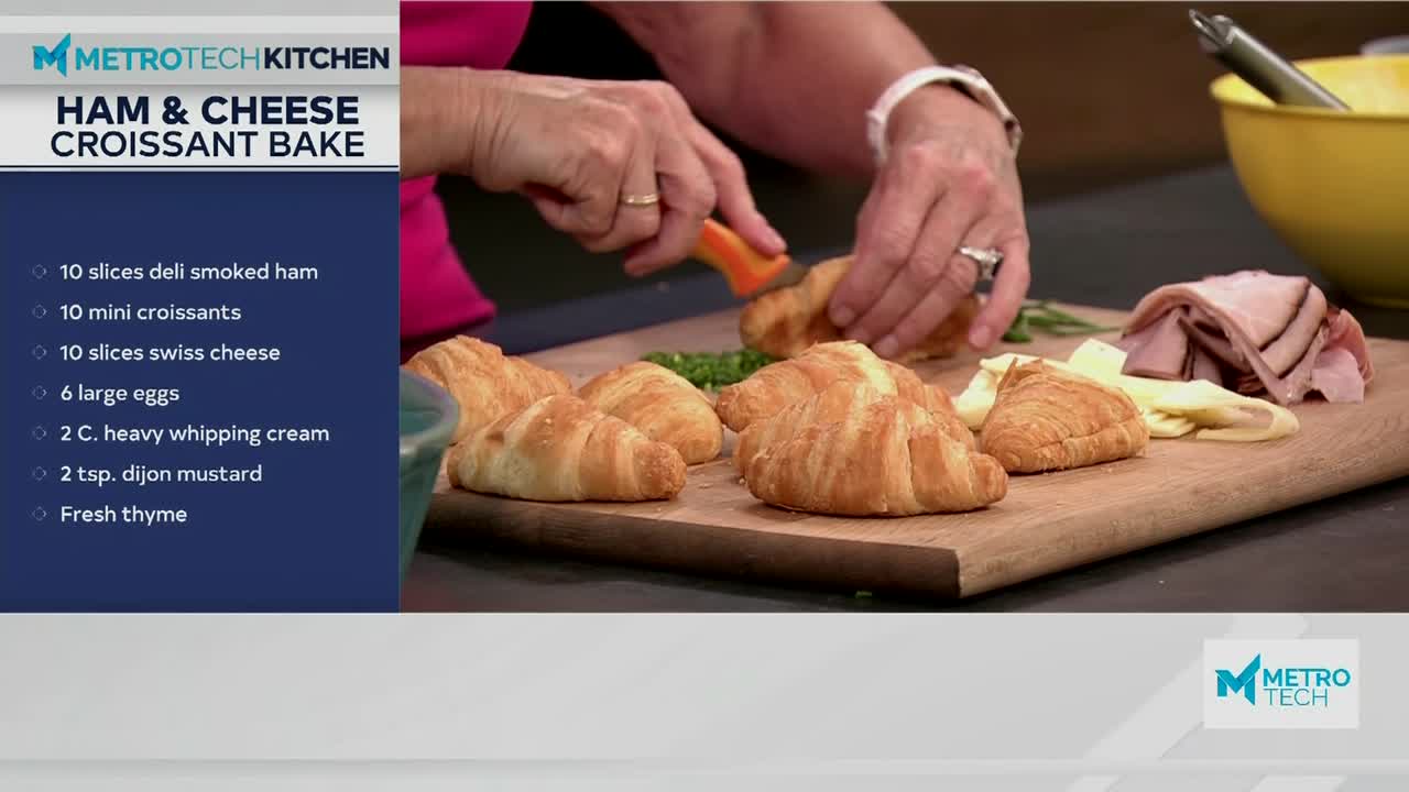 Sassy Mama: Ham & Cheese Croissant Bake