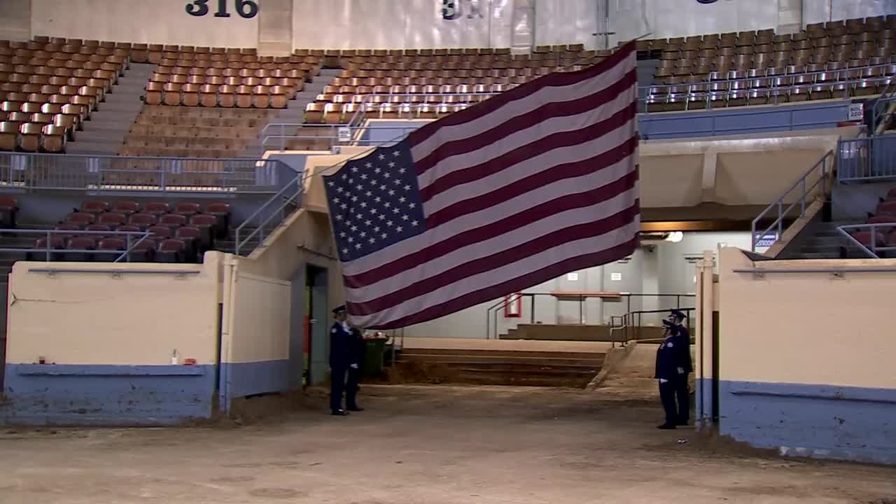 Jim Norick Arena's Flag Comes Down Before Demolition