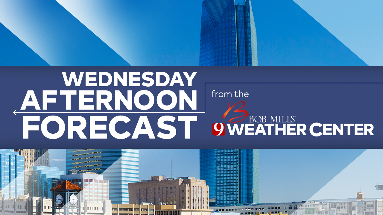 Jed Castles' Wednesday afternoon forecast