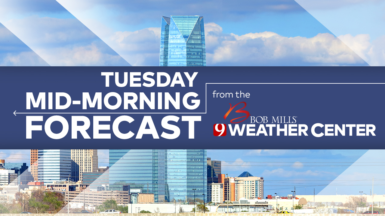 Megan Gold's 9 a.m. Tuesday forecast