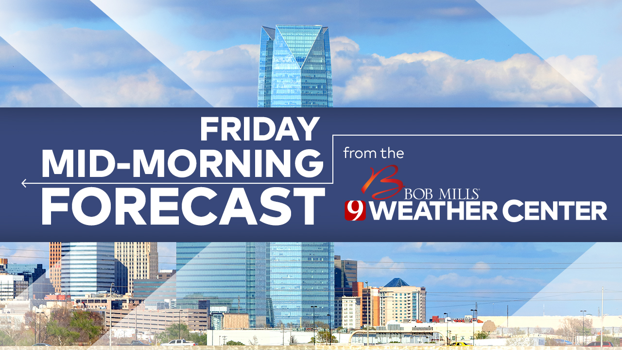 Andrew Adams' 9 a.m. Friday forecast