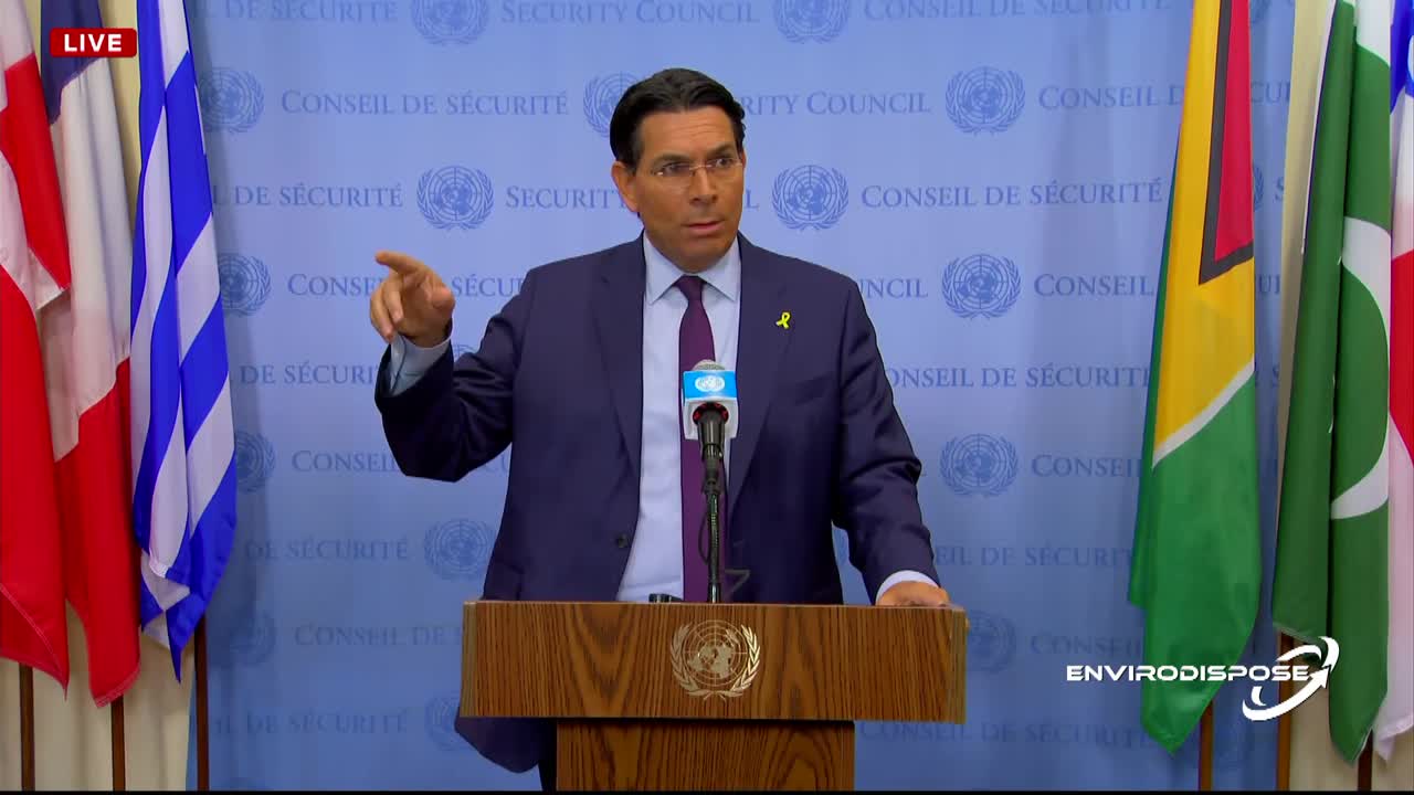 Watch: Israel UN Ambassador Danon says Iran strikes were 'calculated ...