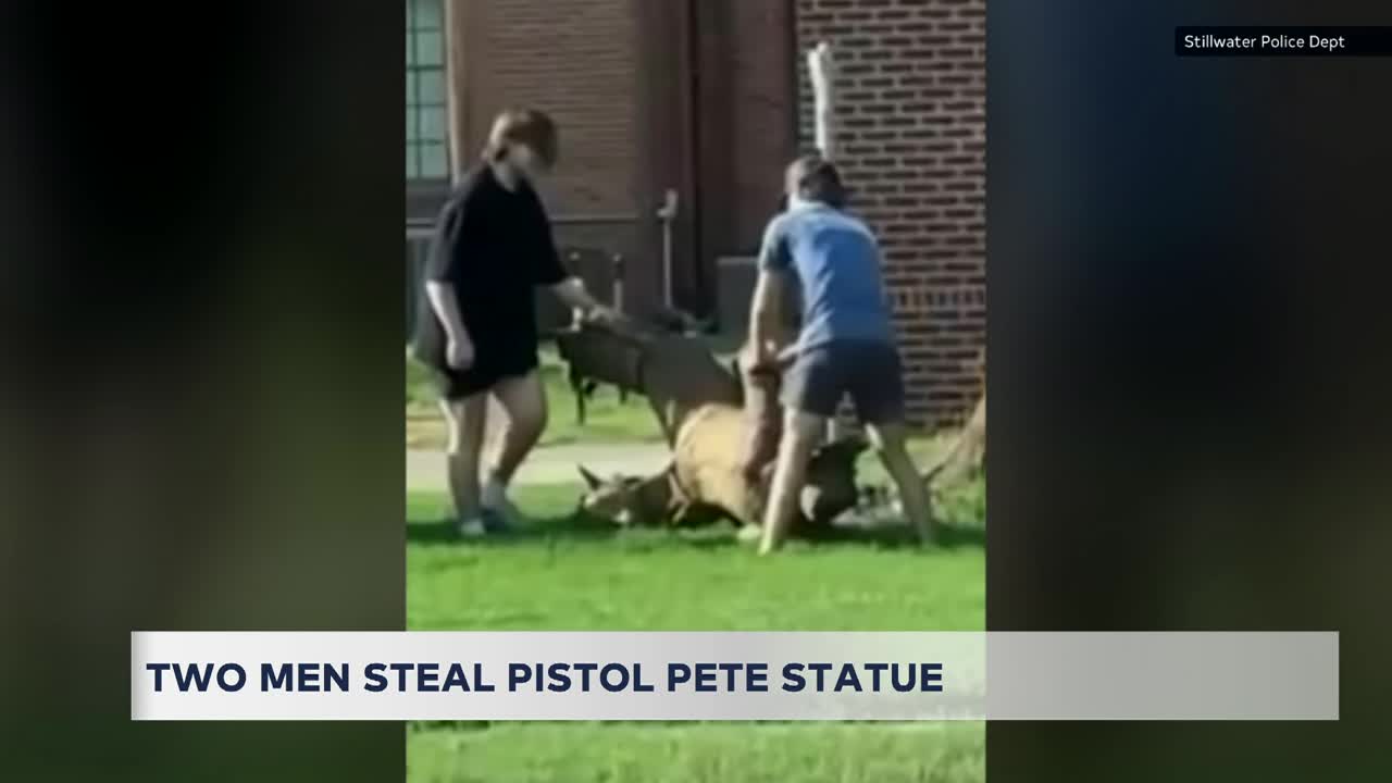 Where is Pistol Pete? OSU mascot statue taken from Stillwater ...