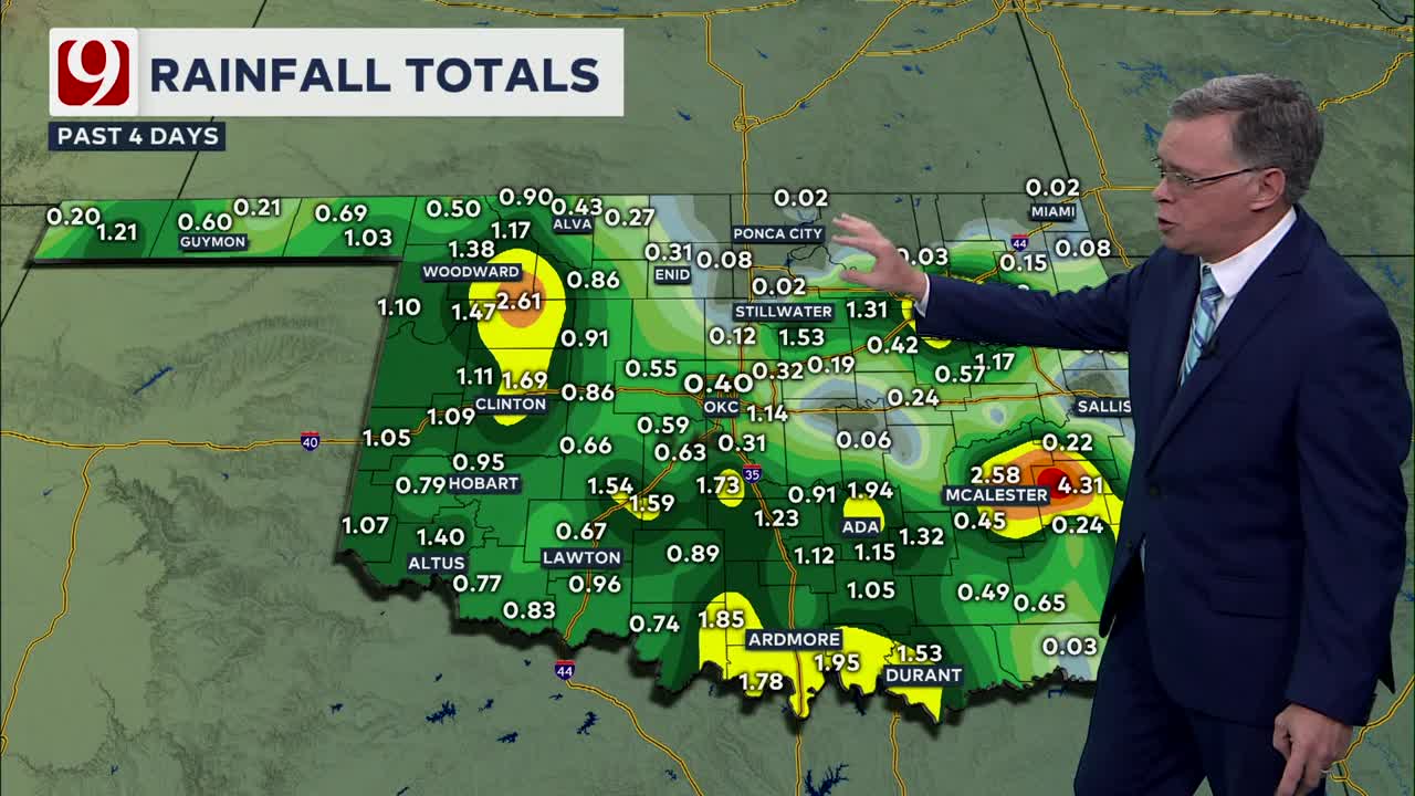 Jed Castles' Monday afternoon forecast