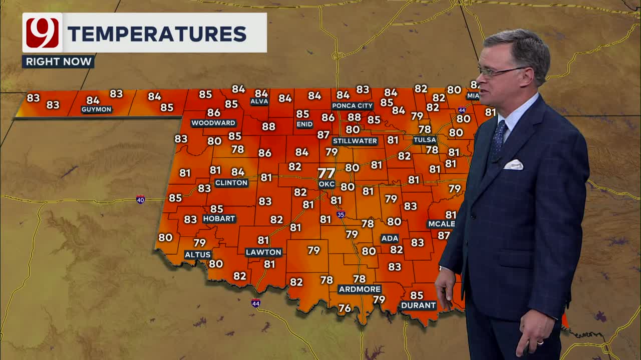 Jed Castles' Tuesday afternoon forecast