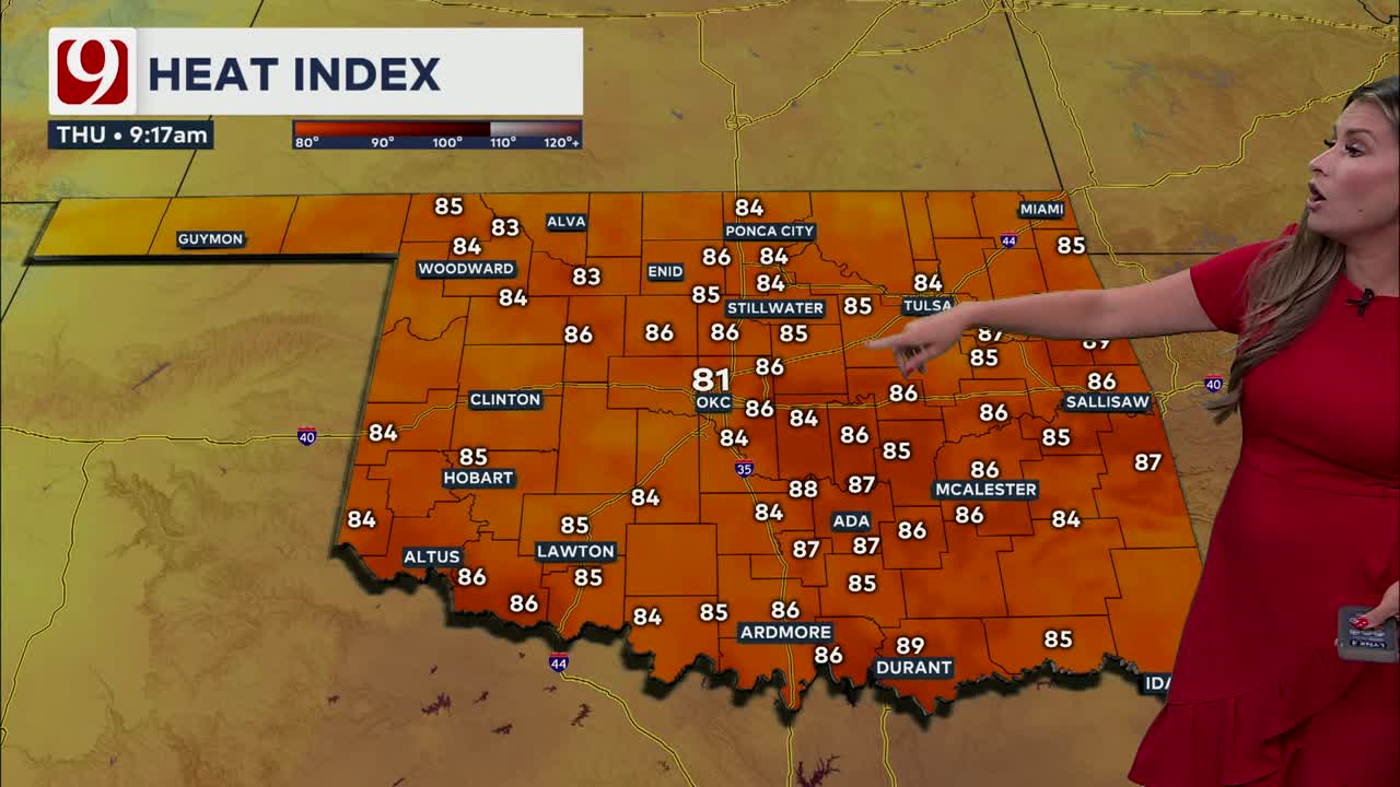 Lacey Swope's 9 a.m. Thursday Forecast