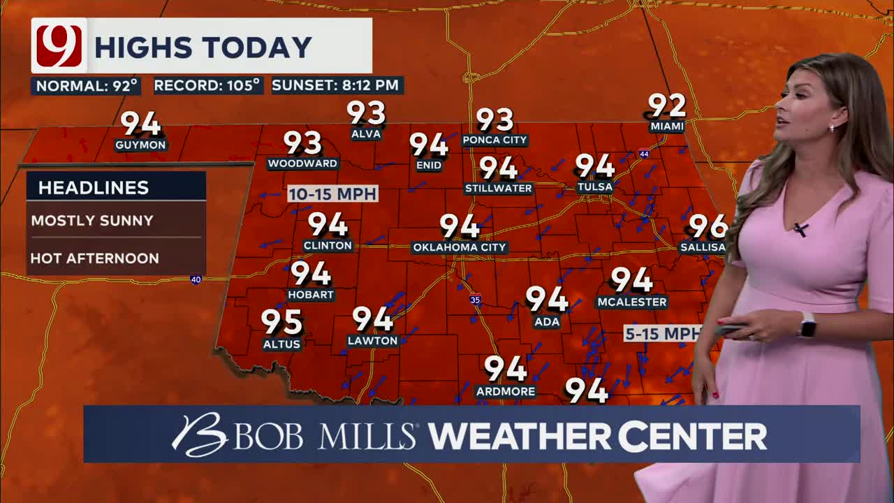 Lacey Swope's 9 a.m. Thursday forecast