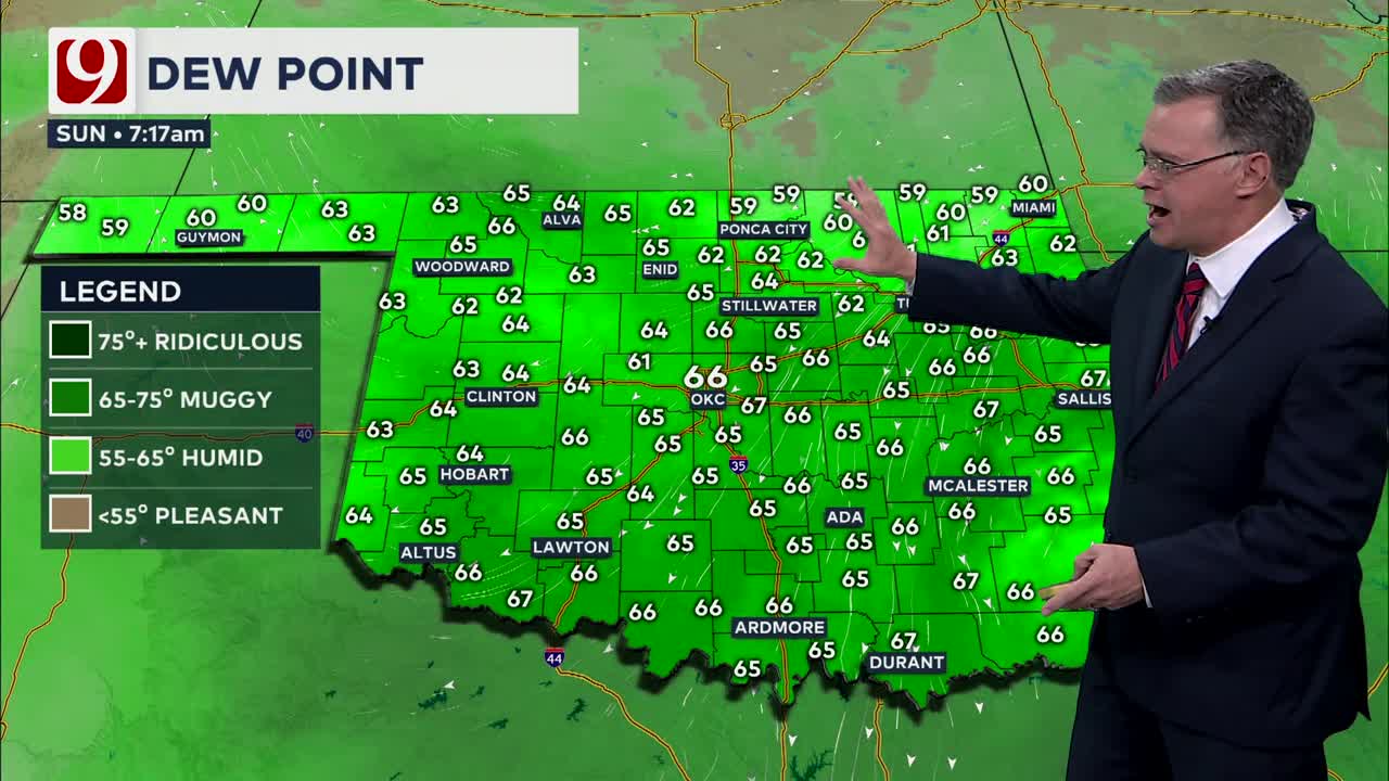 Jed Castles' Sunday morning forecast