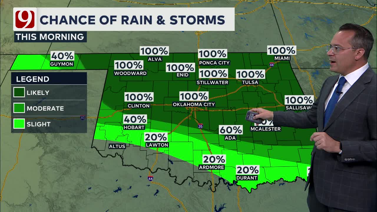 Justin Rudicel's 9 a.m. Monday forecast