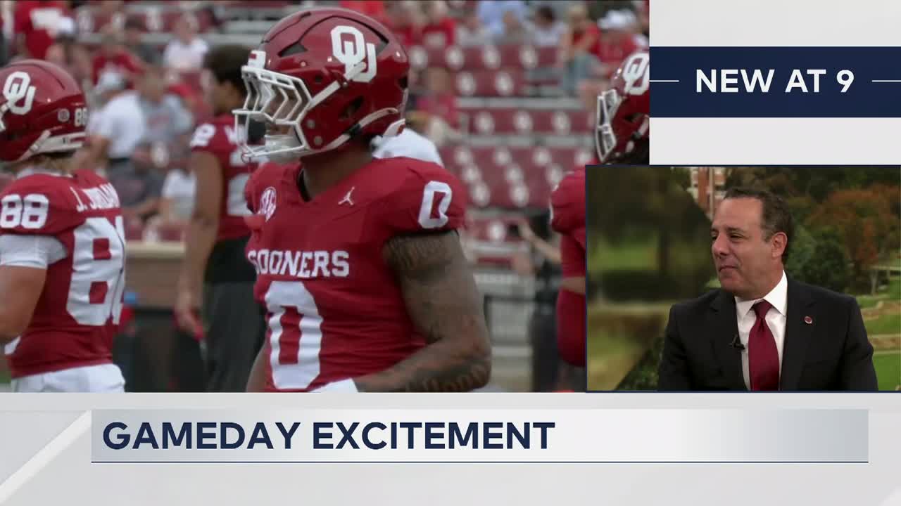 OU President Joseph Harroz previews College GameDay atmosphere in Norman