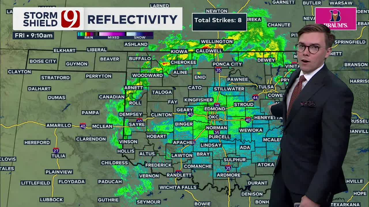 Andrew Adams' 9 a.m. Friday Forecast