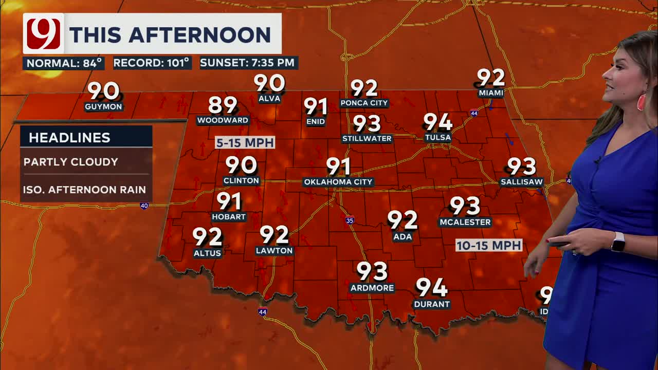 Lacey Swope's 9 a.m. Tuesday forecast
