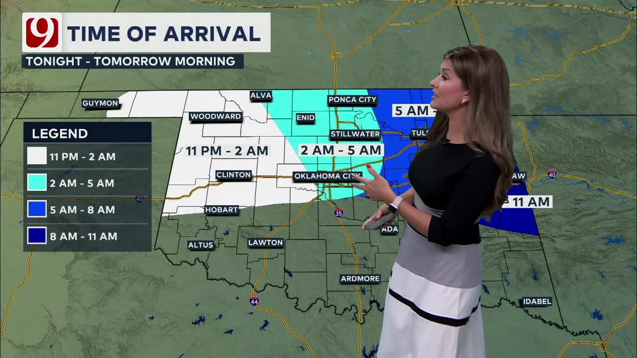 Lacey Swope's 9 a.m. Monday forecast