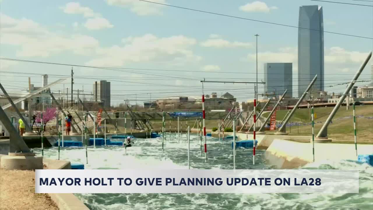 OKC Mayor Holt gives 2028 Olympics update with LA mayor
