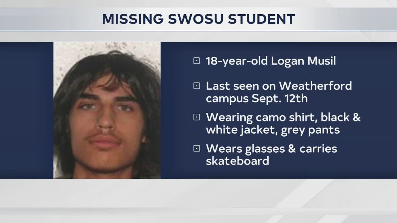 18-year-old SWOSU student missing; Call 911 if you see Logan Musil