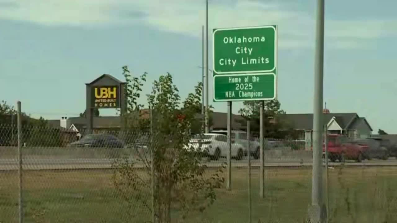 ‘Home of the 2025 NBA Champions’: New signs celebrate Thunder’s Title ...