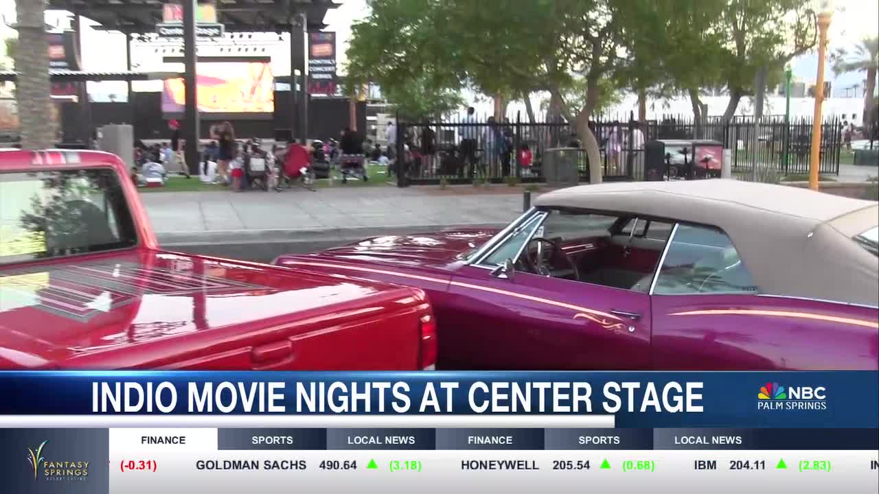 Movie Nights Debut at Indio’s Center Stage with Classic Cars and Family Fun