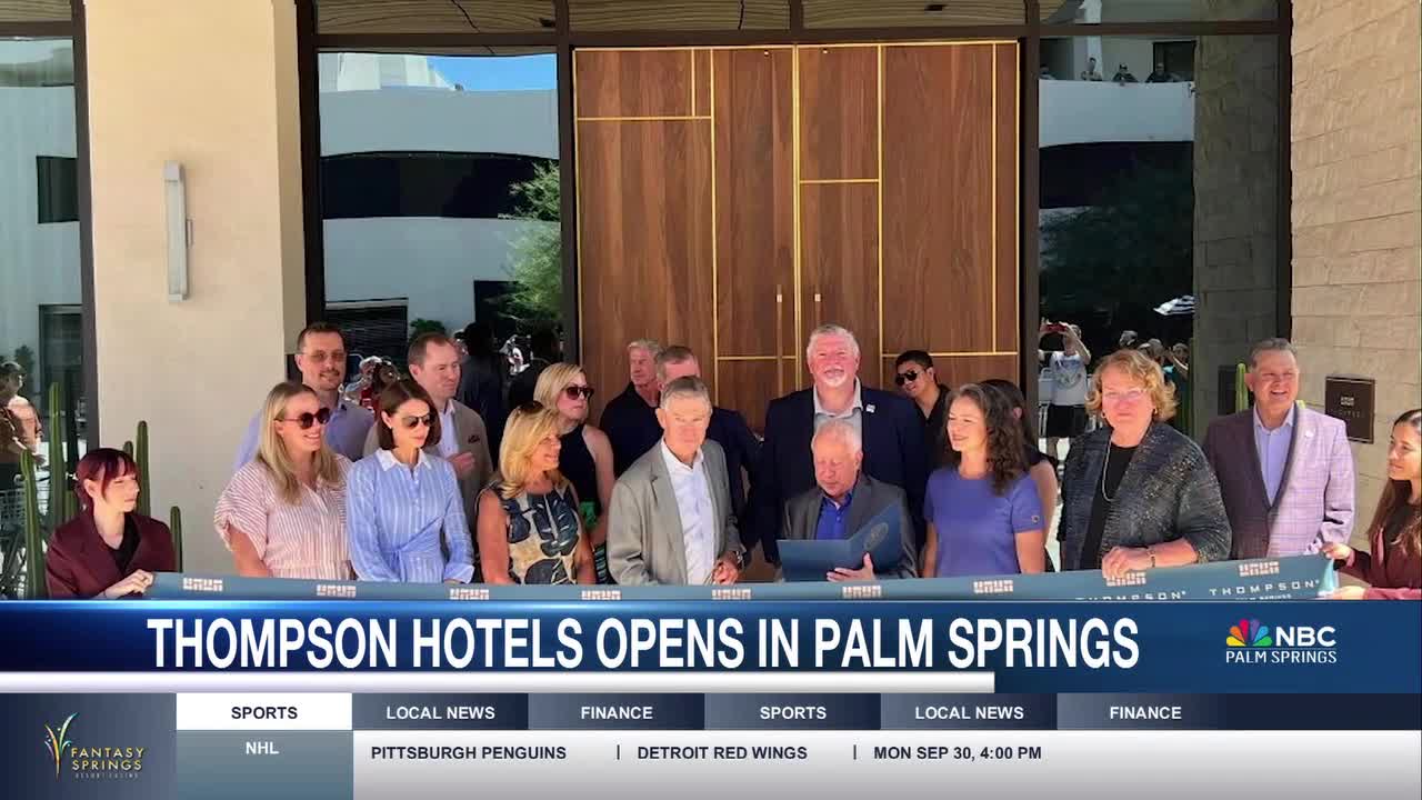 Thompson Hotels Opens in Palm Springs After Delays, Celebrates with ...