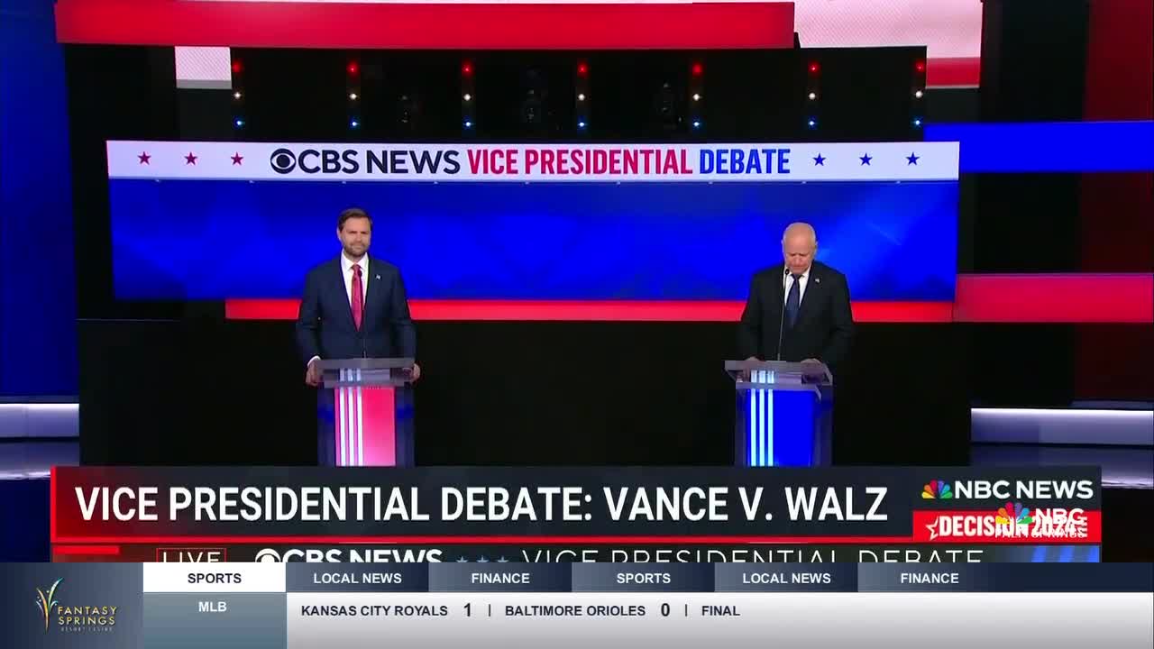 Vice Presidential Showdown: Tim Walz and JD Vance Clash on Immigration ...