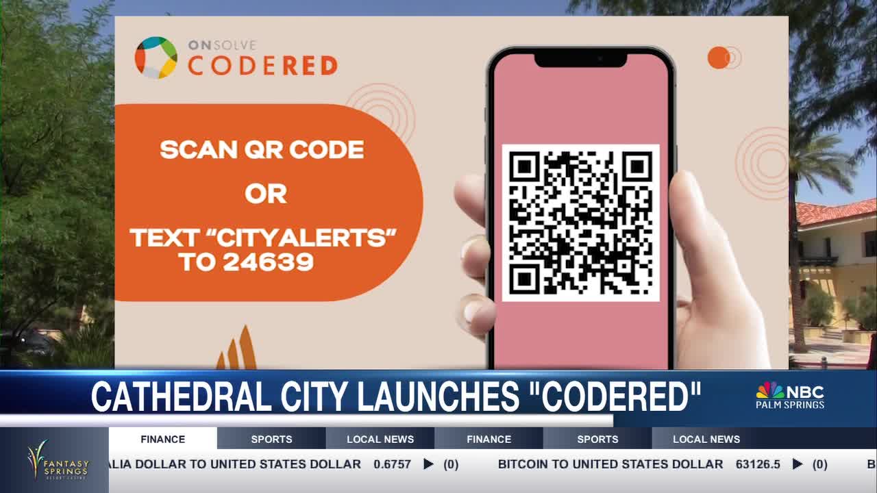 Cathedral City Launches New Code Red Community Notification System