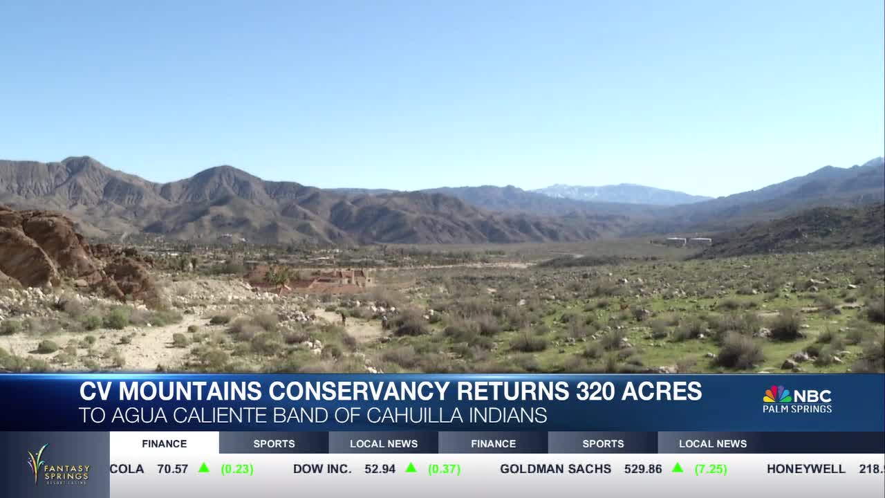 300 Acres of Ancestral Land Returned to Agua Caliente Tribe by ...