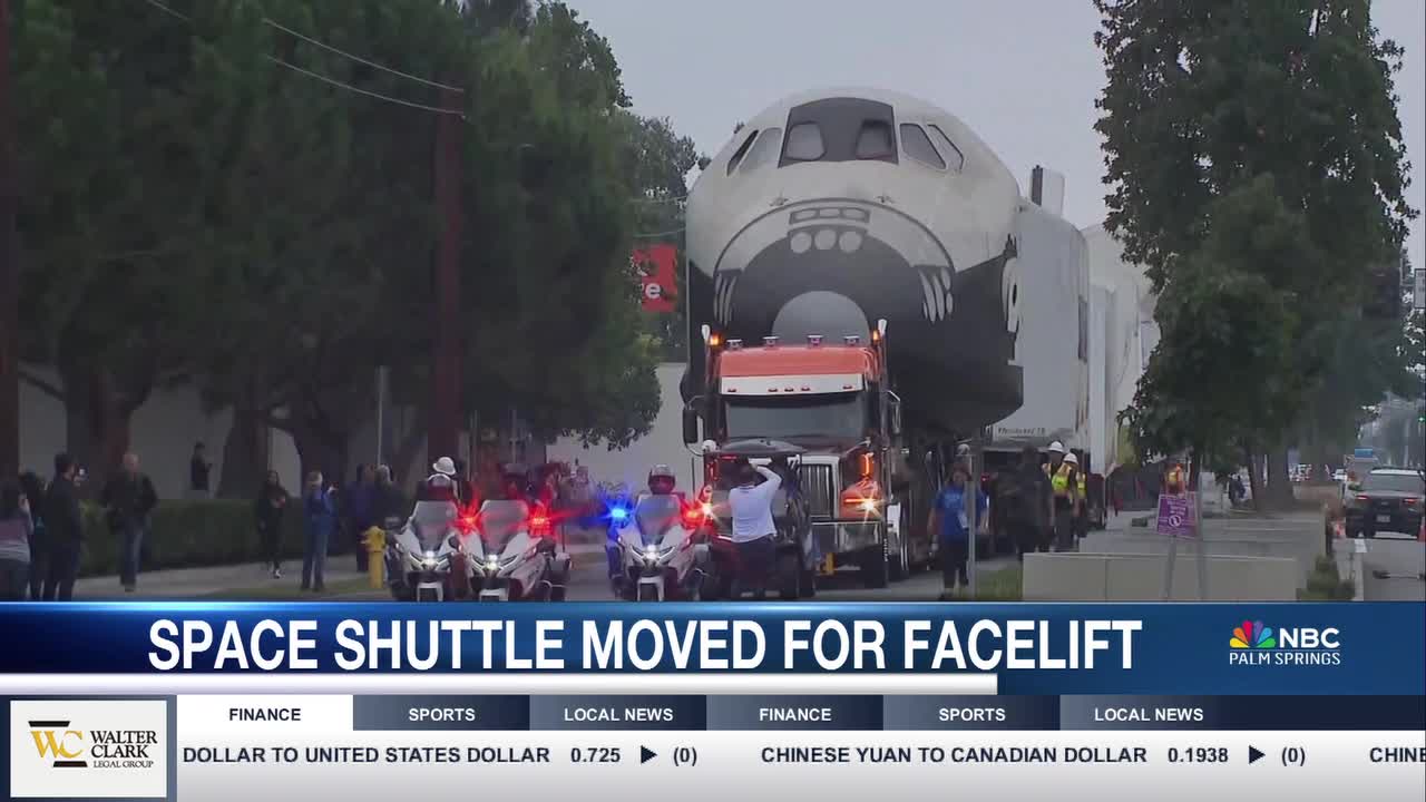 NASA's Historic Inspiration Space Shuttle Begins Journey for ...