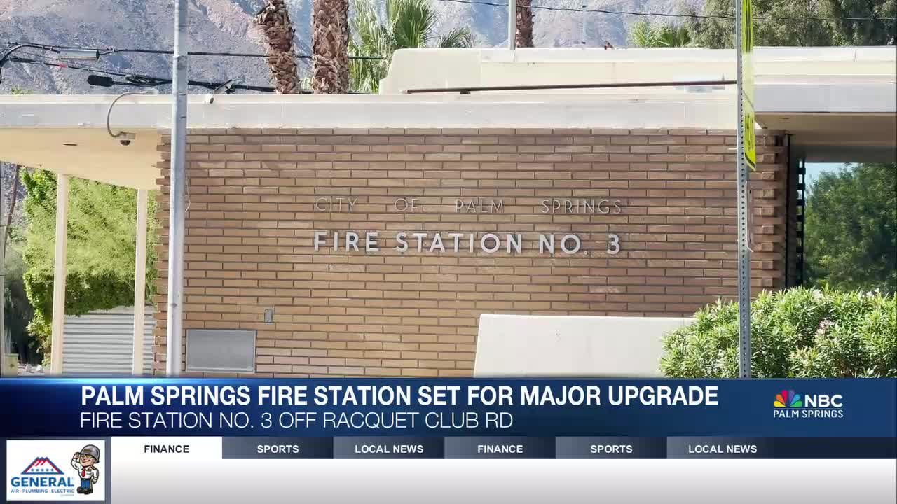 Palm Springs Fire Station 3 to Get Major Upgrade, Expanding to Meet ...