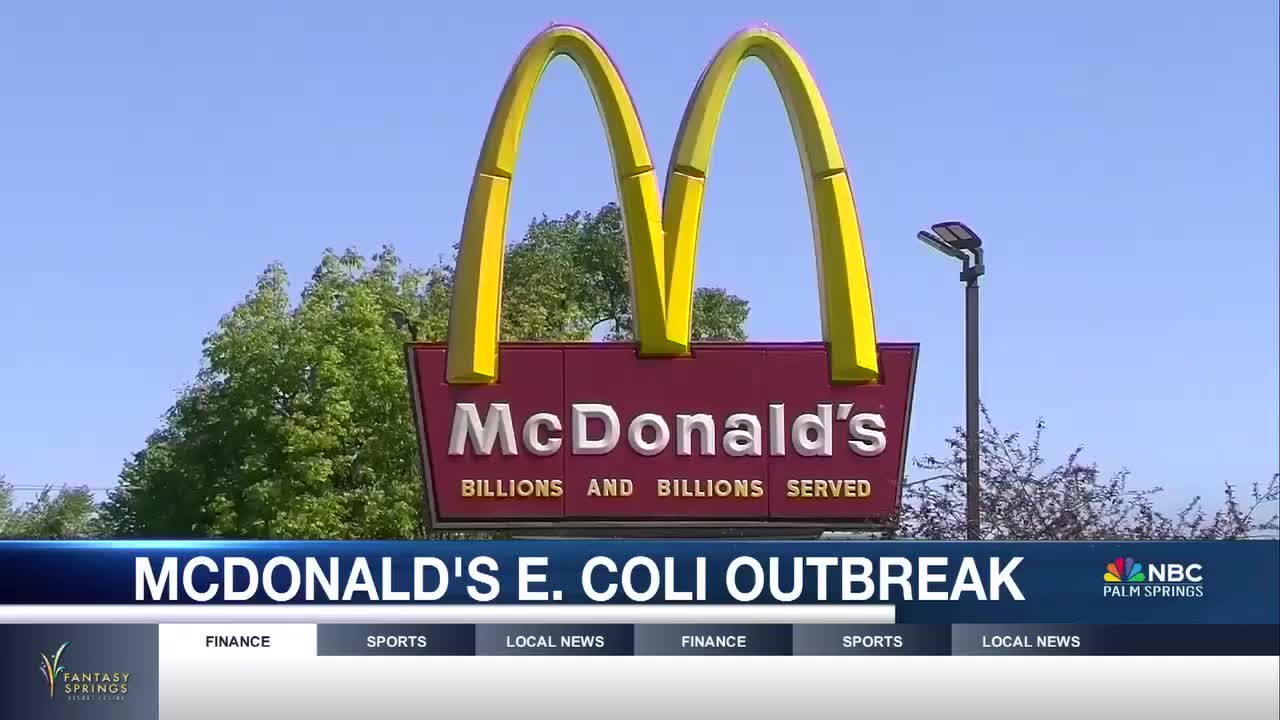 Quarter pounders off some menus after more customers get sick from McDonald's E. Coli outbreak