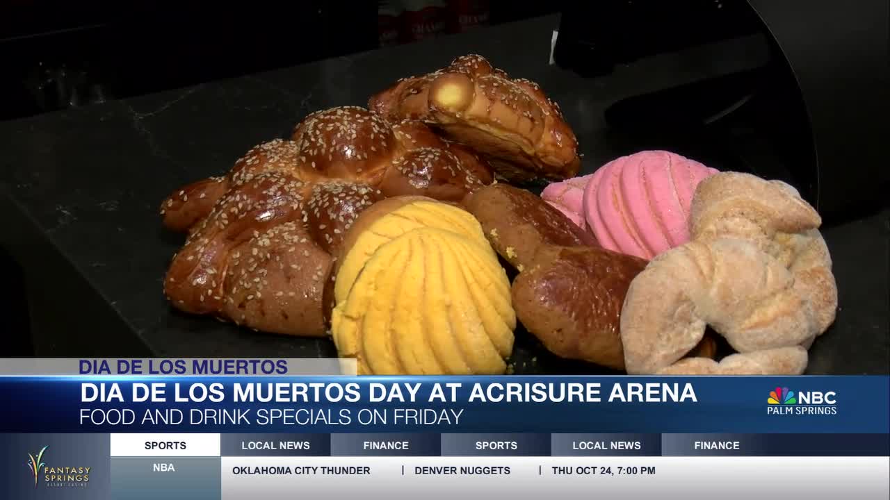Celebrate Dia De Los Muertos at Acrisure Arena with Festive Cuisine and ...