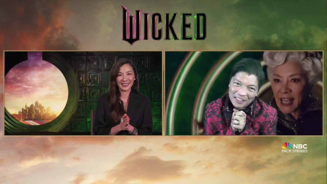 Michelle Yeoh Talks About “Wicked,” Working with Cynthia Erivo and Ariana Grande