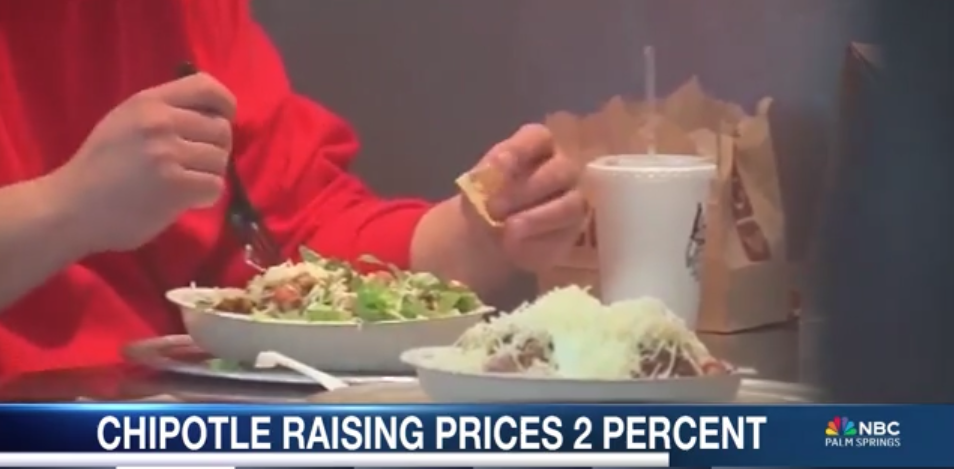 Chipotle Announces 2% Price Increase to Counter Inflation