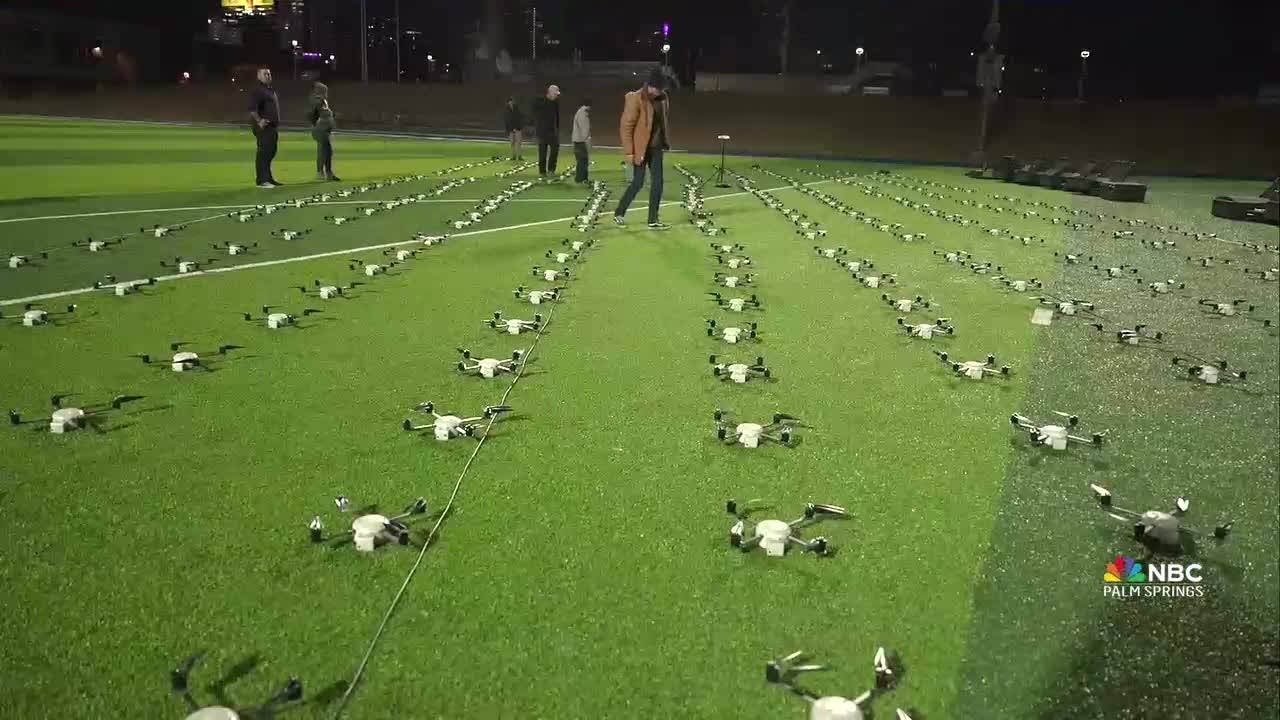 Drones Light Up Denver's Skyline in Holiday Spectacle